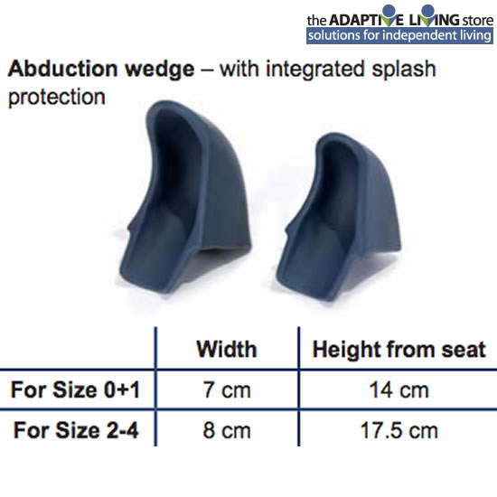 Boris Shower Chair Abduction Wedge Splash Guard