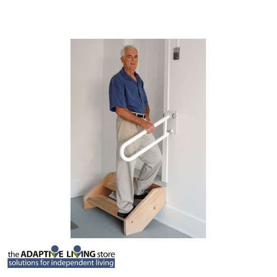 HealthCraft Angled PT Rail Stair Support Bar PT-ANG32
