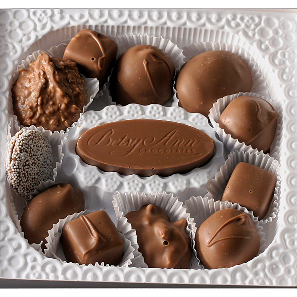 Milk Chocolate Assortment 8oz | Betsy Ann Chocolates