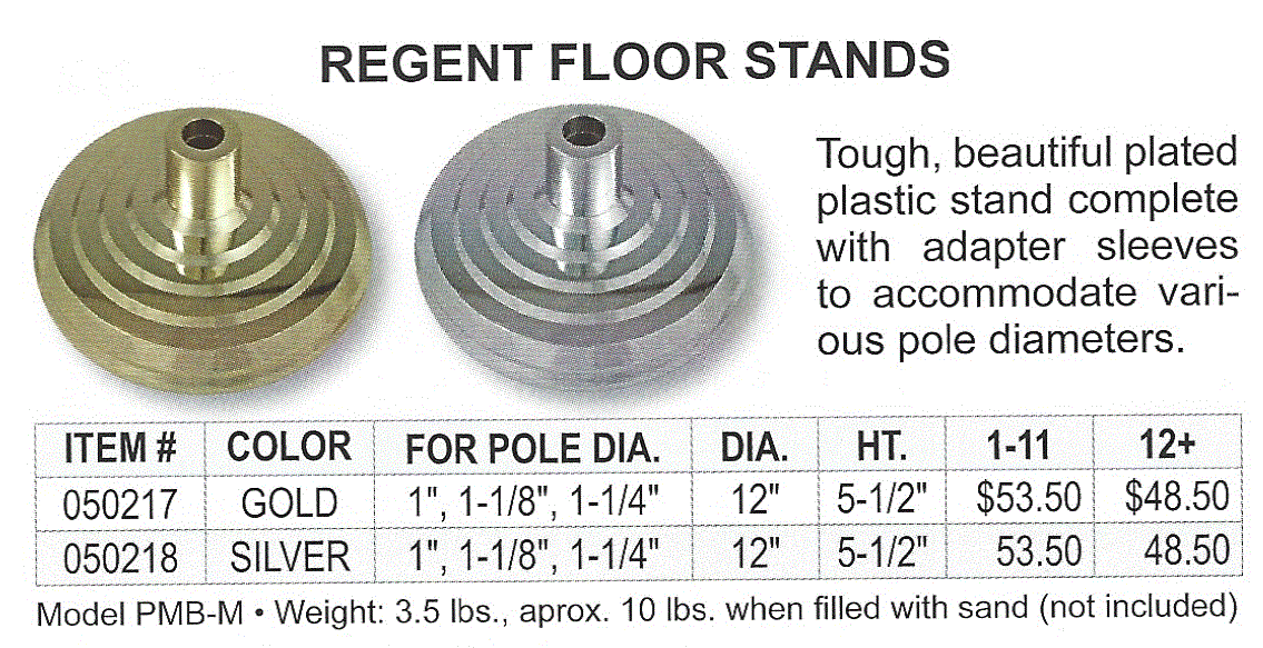 Regent Floor Stands – American Flagpoles and Flags Online Store
