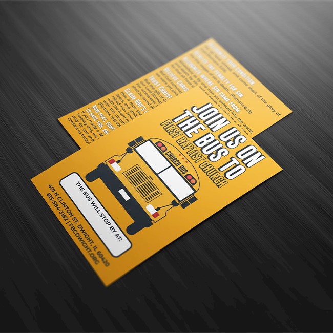 Join Us On The Bus To Church – Bible Tracts Inc Online Store