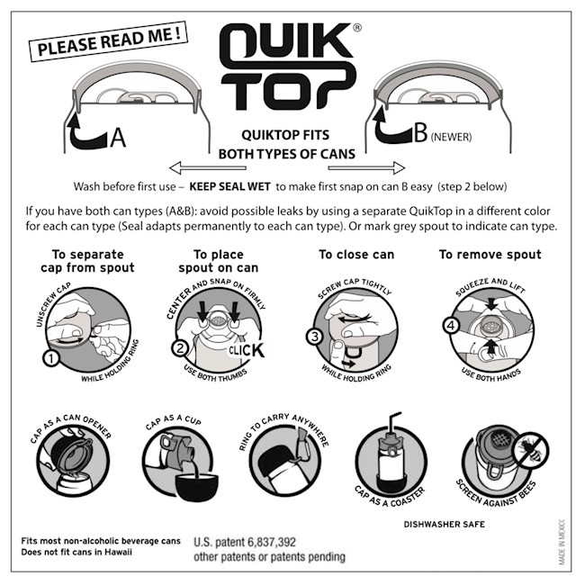 Compac Home Quiktop Can Cap