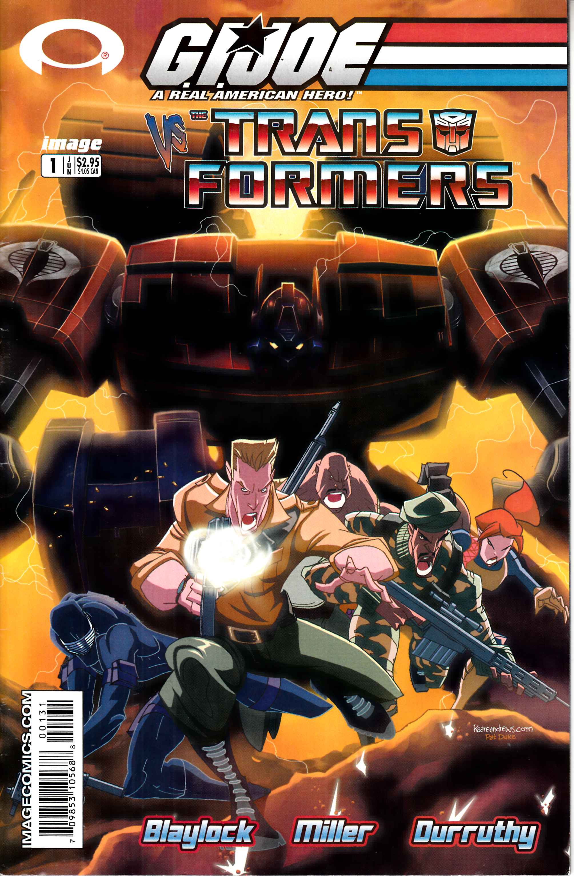 Back Issues / Image Back Issues / GI Joe Vs Transformers (2003 Image ...