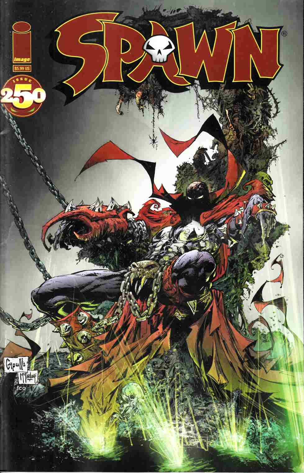 Looking for a cool drawing to do and I want to use some covers of spawn ...