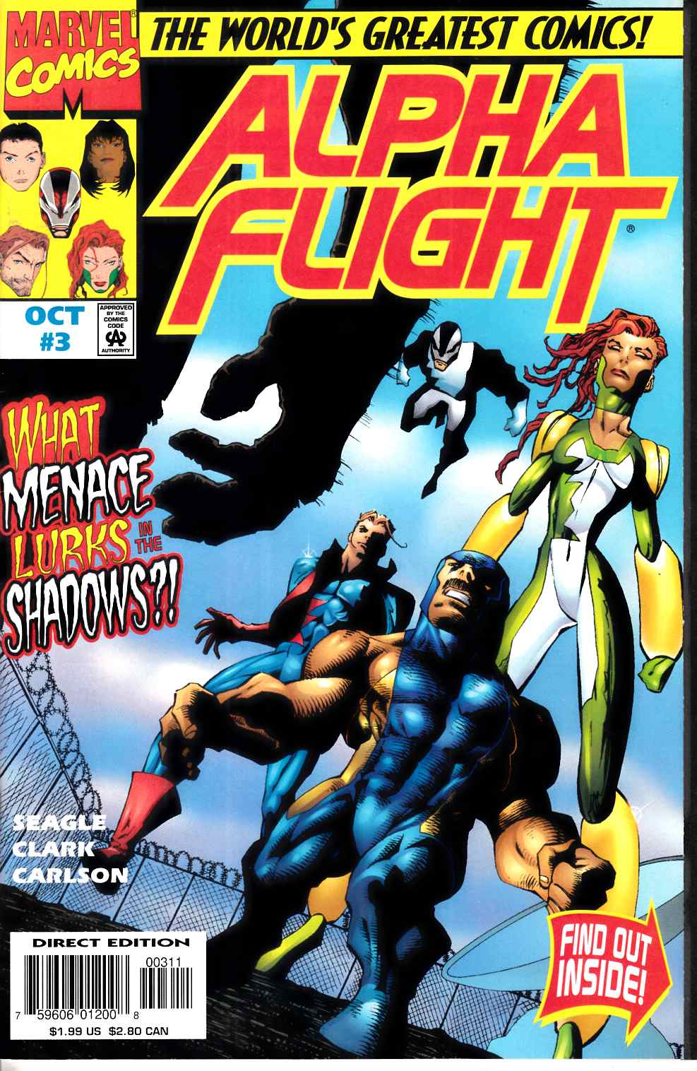 Back Issues / Marvel BackIssues / Alpha Flight (1997 Marvel) – Dreamlandcomics.com Online Store