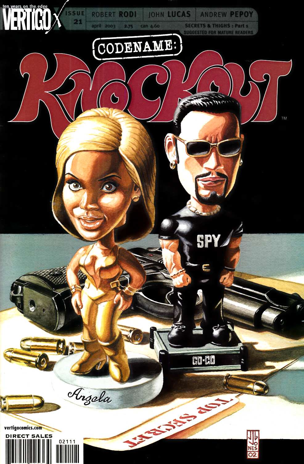 Back Issues / DC BackIssues / Codename Knockout (2001 DC) – Dreamlandcomics.com Online Store