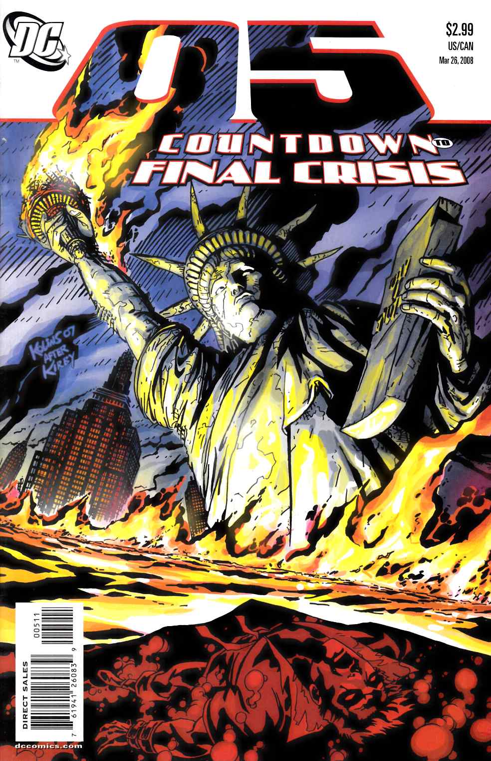 Countdown to Final Crisis #5 Very Fine (8.0) [DC Comic ...