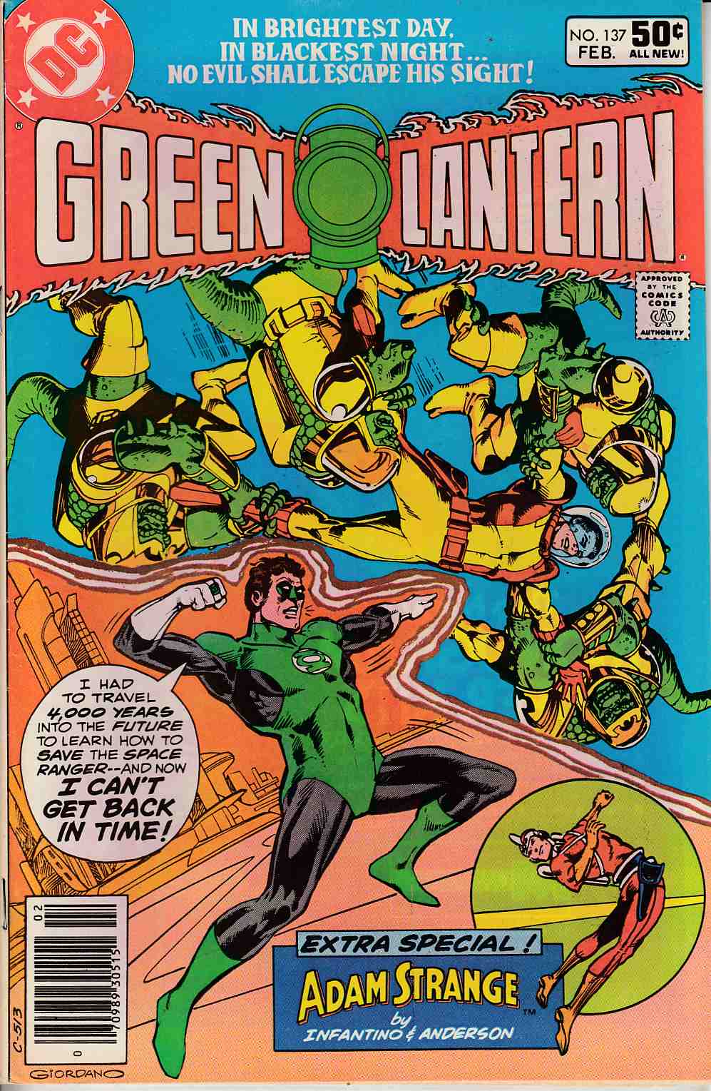 Green Lantern 137 Newsstand Edition Very Good 4 0 DC Comic 