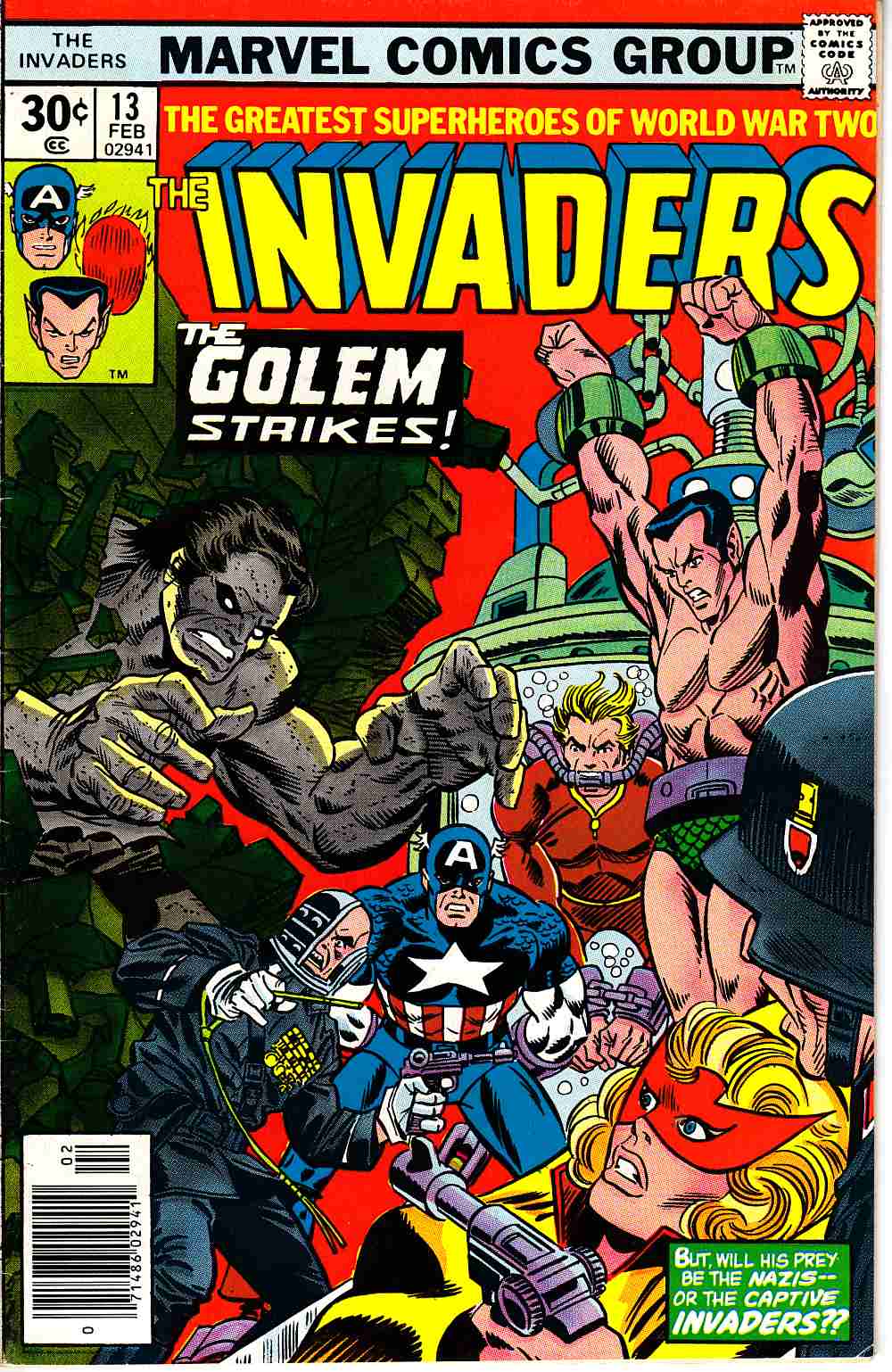 Back Issues / Marvel BackIssues / Invaders (1975 Marvel ...