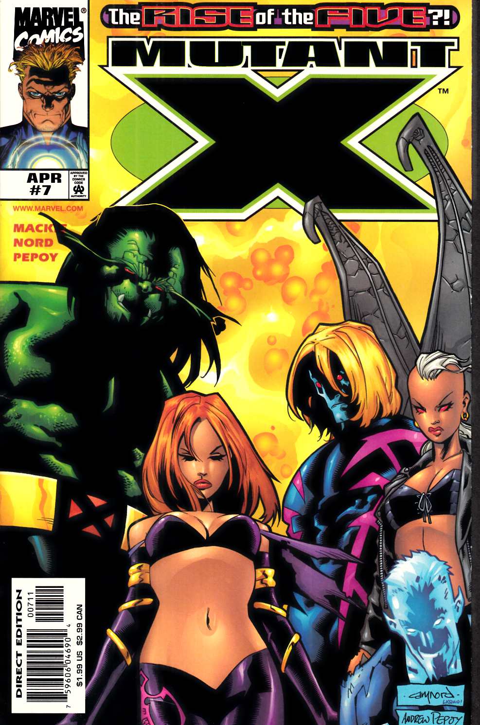 Back Issues / Marvel BackIssues / Mutant X (1998 Marvel ...