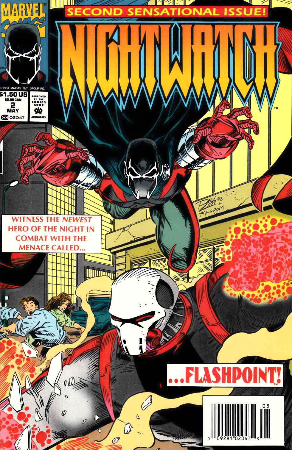 Nightwatch #2 Newsstand Edition Very Fine (8.0) [Marvel Comic ...