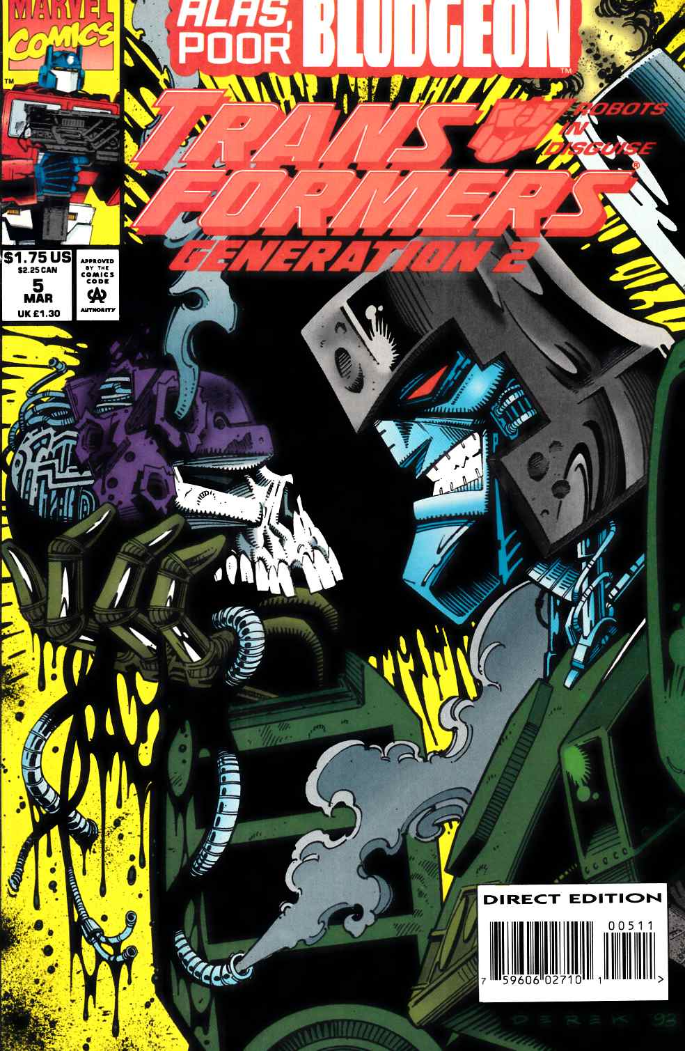 Transformers Generation 2 #5 Very Fine (8.0) [Marvel Comic ...