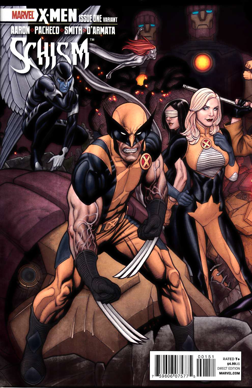 X Men Schism 1 Cho Variant Cover Near Mint 9 4 Marvel Comic 