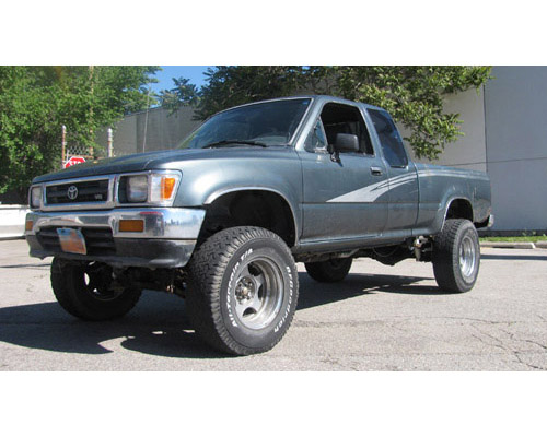 Toyota IFS Pickup 2.5" Front 1.5" Rear Lift Kit w/ Shocks 4WD 1985-1995