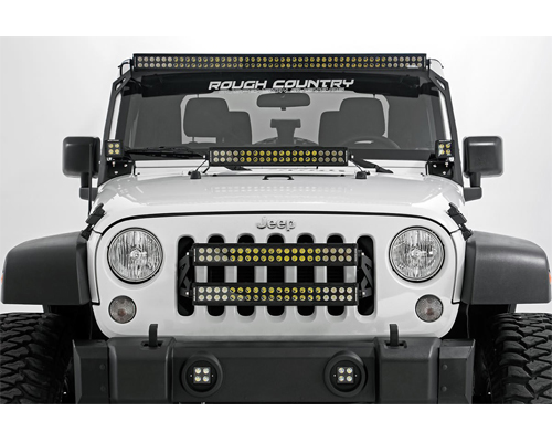 Rough Country 20" Cree LED Light Bar - Dual Row Black Series