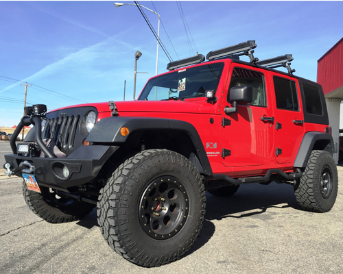 Jeep Wrangler JK 3" Suspension Lift Kit w/ Fox Shocks 2007-2017