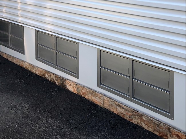 2x2 Insulated Flood Vent Multi-frame Unit – Floodproofing.com Online Store