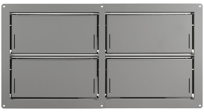 2x2 Insulated Flood Vent Multi-frame Unit – Floodproofing.com Online Store