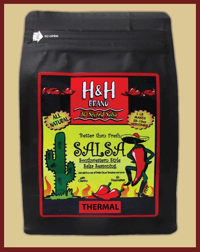 30 SECOND THERMAL SALSA (20 OZ BAG) – H & H Brands Online Store