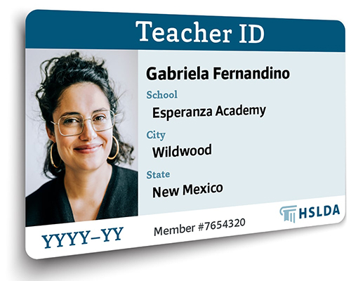 Teacher Photo ID | HSLDA Store