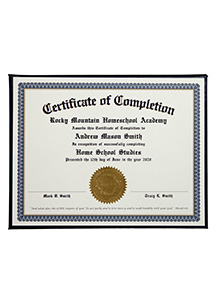 Certificate of Completion | Elementary | High School | HSLDA Store