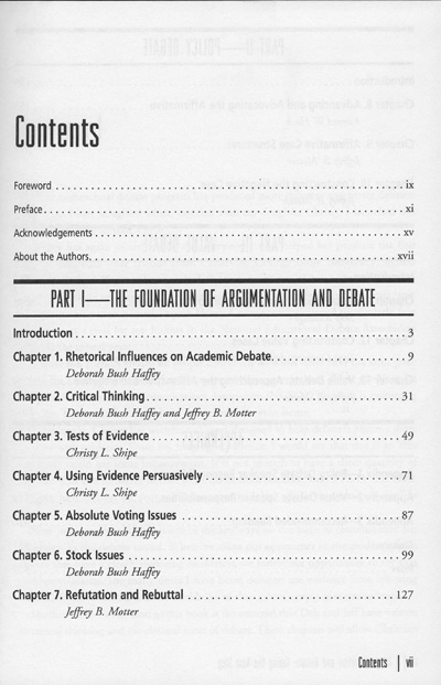 Argumentation and Debate: Taking the Next Step Textbook | Books ...