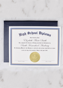 Personalized Homeschool High School Diploma | Graduation Supplies ...