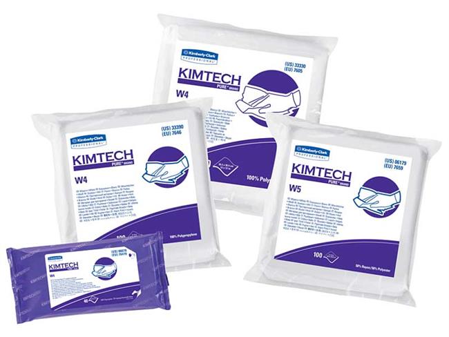 KimTech Pure W4 Pre-Saturated Wipers