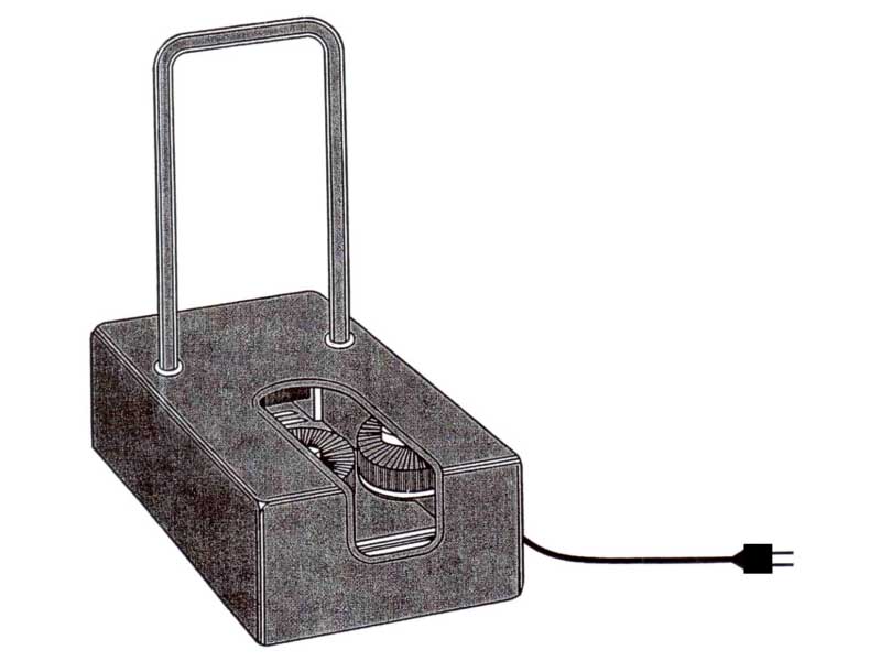 Motorized Shoe Cleaner with Vacuum Motor, Rotating Brushes and HEPA Filter