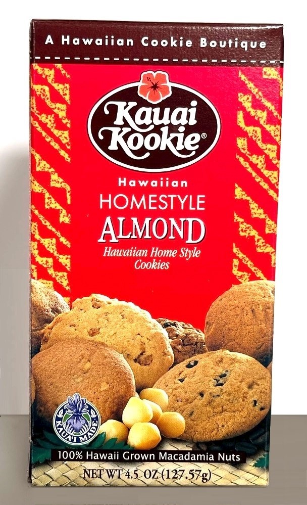 Classic Almond Cookies 4.5 oz – Kauai Kookie Online Store