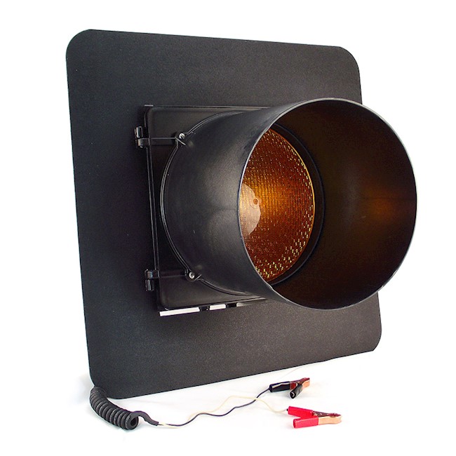 Beacon Head, 12in Amber Lens, 27 LED Bulb, Stub Mount w/Clips – Myers ...