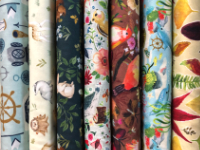 Fabrics in a Variety of Colors, Prints, Materials and Textures