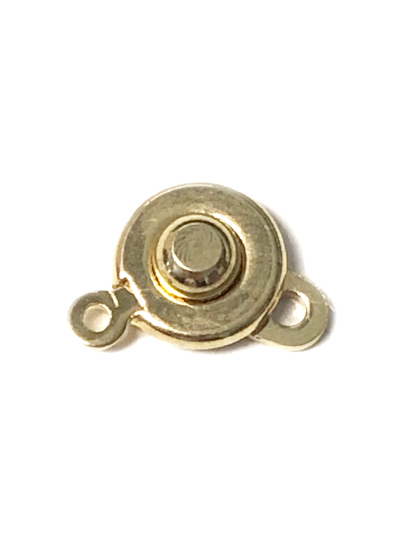 Gold-Plated Button Clasp