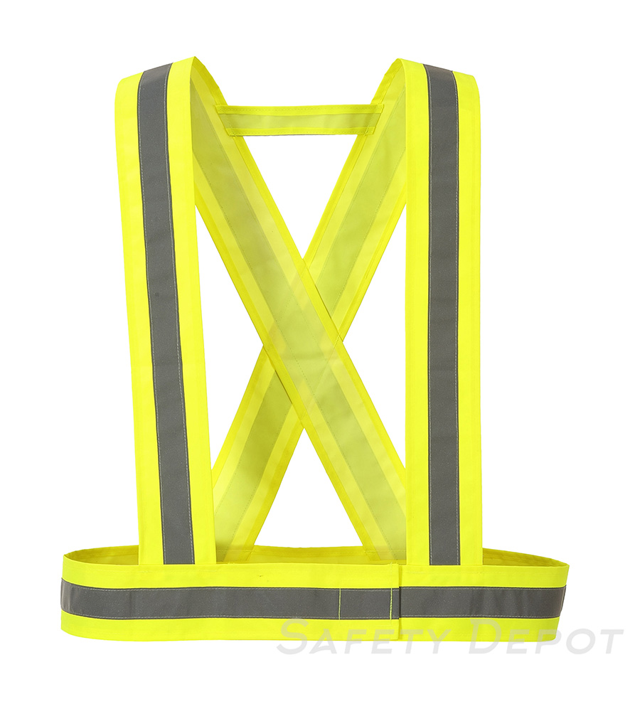 HV55 Yellow Hi-Vis Reflective Strap
