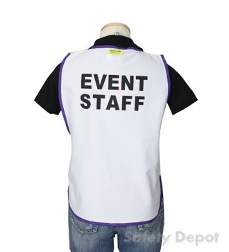 EVT800-WH White Womens' Event Vest