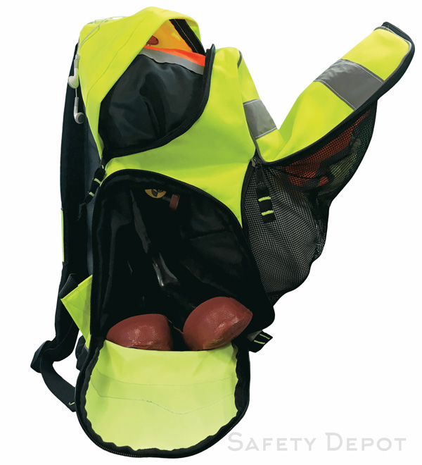 Safet BP65-01 Yellow Reflective Back Pack