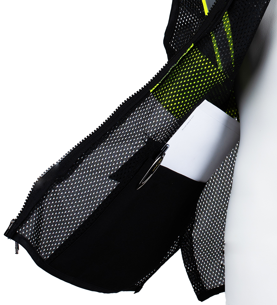 Professional Black Mesh Safety Vest MP40-BK