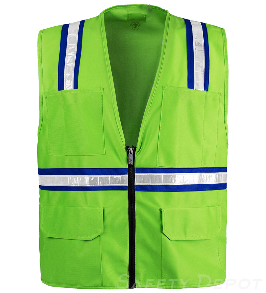 Light Green Reflective Safety Vest 1955A-LTGreen