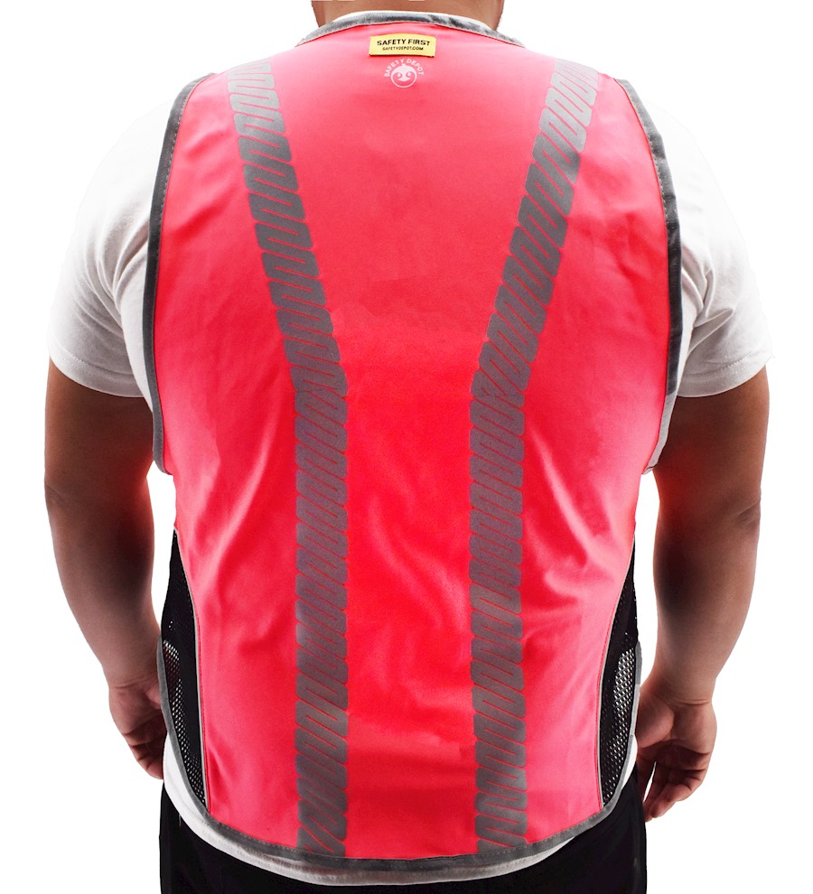 Pink Reflective Safety Vest