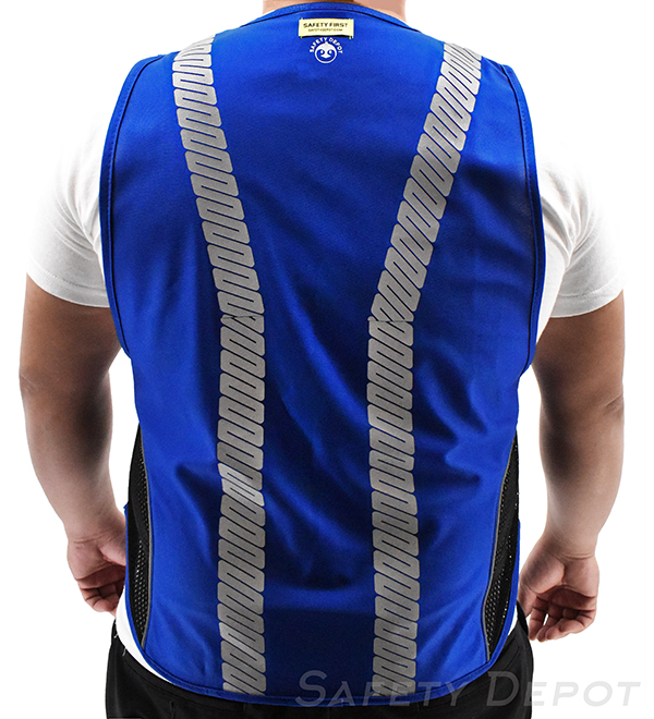 RB180 Unisex Royal Blue Reflective Safety Vest