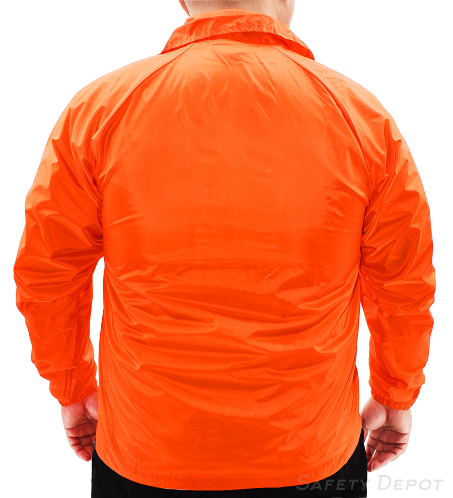 CJ300-OR Orange Coaches Jacket Available in Multiple Colors