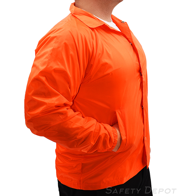 CJ300-OR Orange Coaches Jacket Available in Multiple Colors