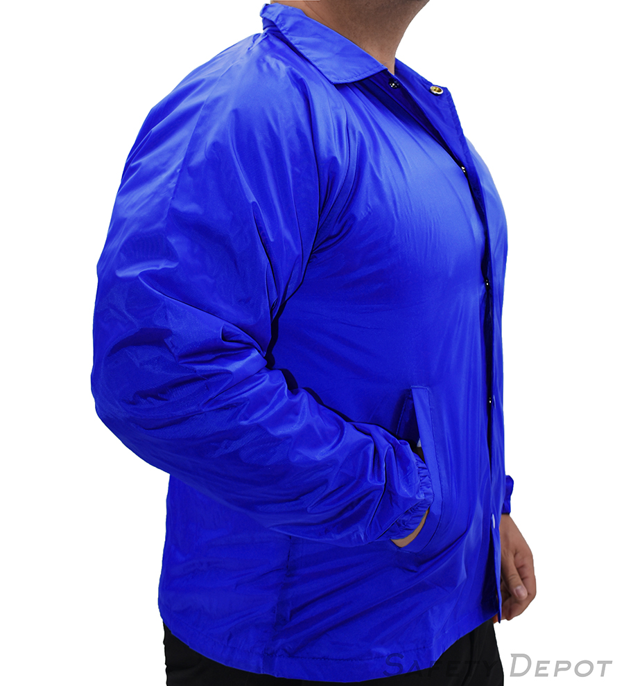 CJ300-RB Royal Blue Coaches Jacket - Available in Multiple Colors