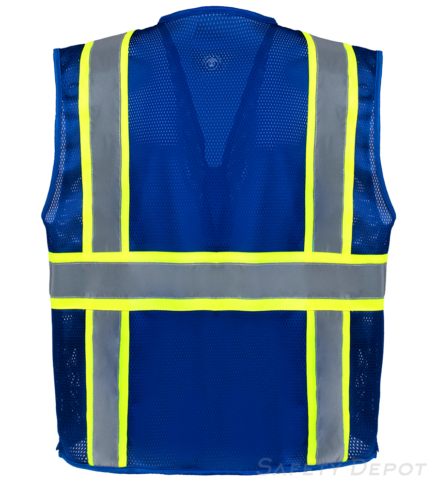 Professional Royal Blue Mesh Safety Vest MP40-RB