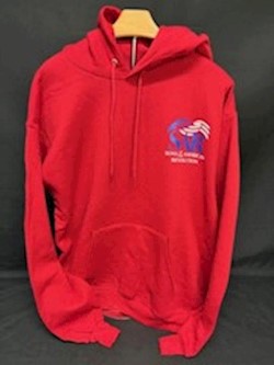 Hoodie Red w/SAR logo – Sons of the American Revolution Merchandise ...