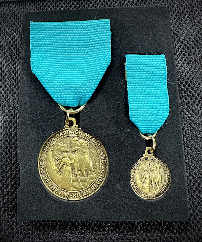 LYDIA DARRAGH MEDAL SET – Sons of the American Revolution Merchandise ...