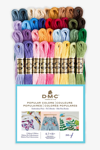 dmc floss pack popular colors floss pack dmc cross stitch floss ...