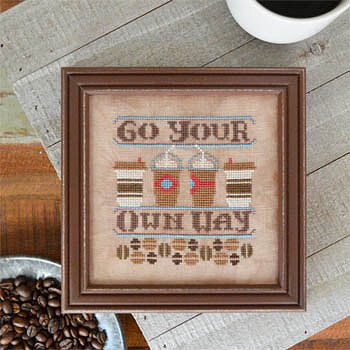 hands on design cross stitch hands on design cool beans go your own way