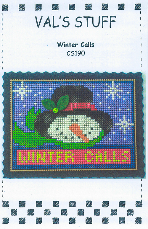 val's stuff cross stitch val's stuff winter calls kit cross stitch