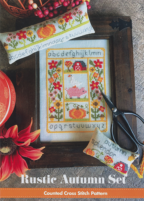 tiny modernist cross stitch tiny modernist rustic autumn set cross stitch